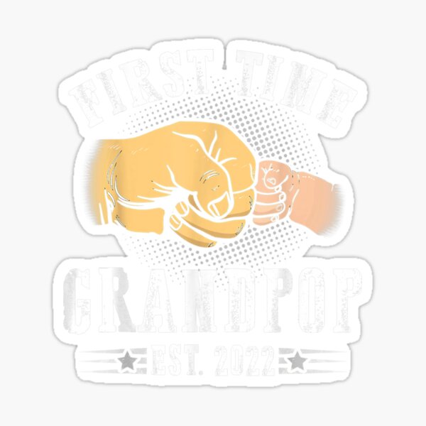 "Mens First Time Grandpop Est 2022 Promoted To New Dad Fathers Day ...