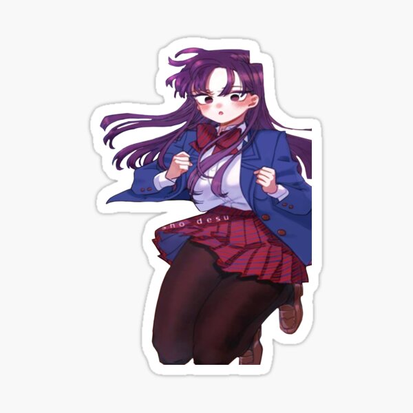 "Cute komi san" Sticker by Animelove1000 | Redbubble