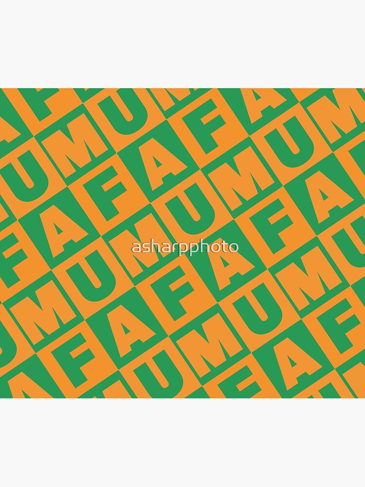 "FAMU Orange and Green repeating pattern" Shower Curtain for Sale by ...