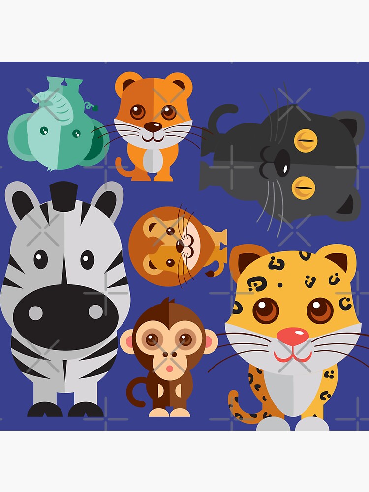 "Animal being good friends " Sticker by Simon0910 | Redbubble