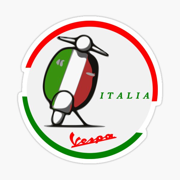 "Classic vespa" Sticker for Sale by BestShop213 | Redbubble