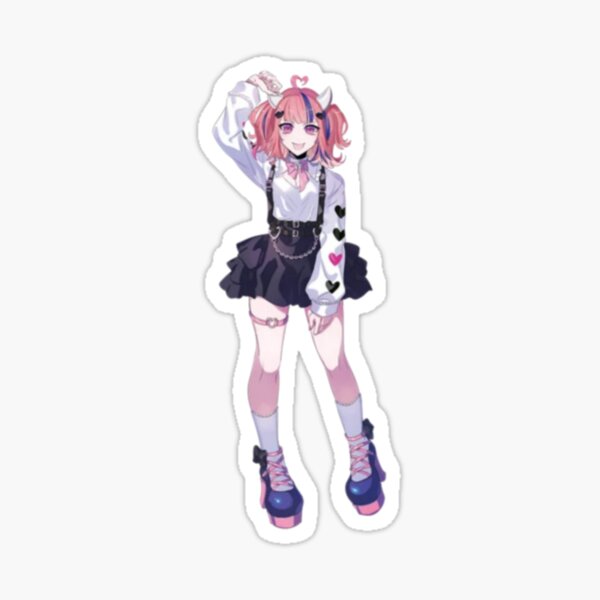 "Ironmouse" Sticker by AniePieArt | Redbubble