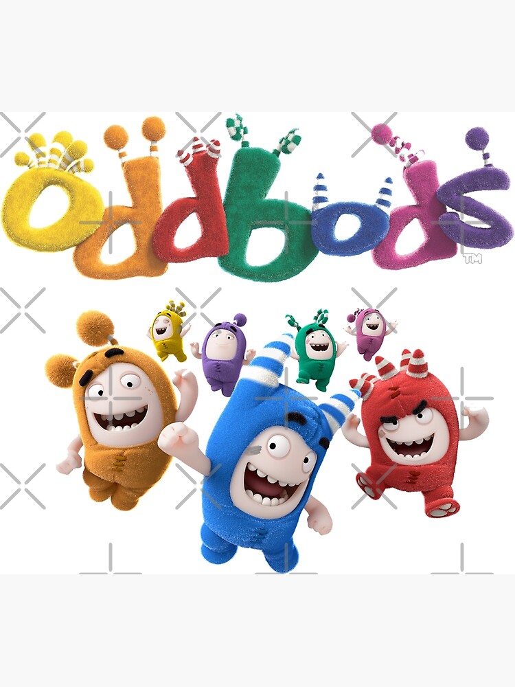 "Oddbods All 7 Characters In Cute Funny Poses" Poster for Sale by ...
