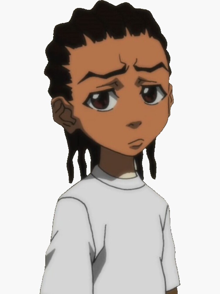 "The Boondocks Riley Freeman" Sticker for Sale by The-Simpsons | Redbubble