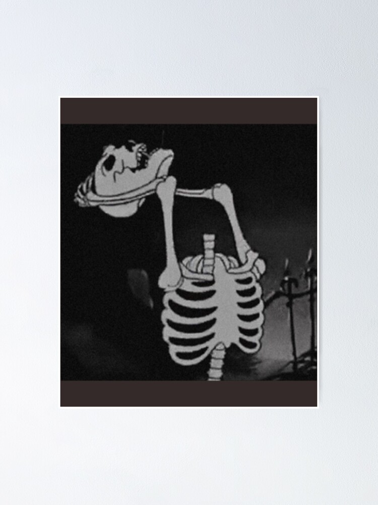 "PHONK SPOOKY SKELETON " Poster for Sale by alphabetabl | Redbubble