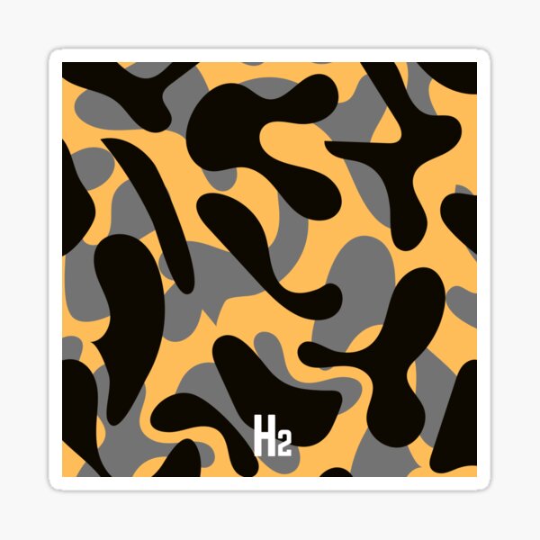 "H2 design" Sticker by Xodin | Redbubble