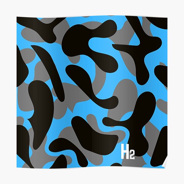 "H2 Design" Poster for Sale by Xodin | Redbubble
