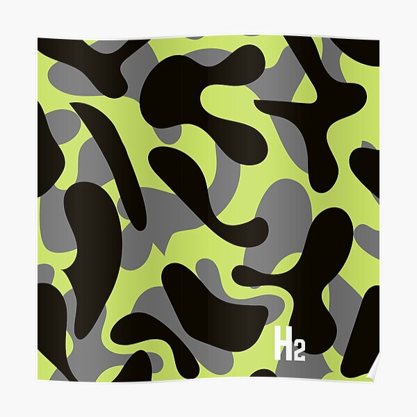 "H2 Design" Poster for Sale by Xodin | Redbubble