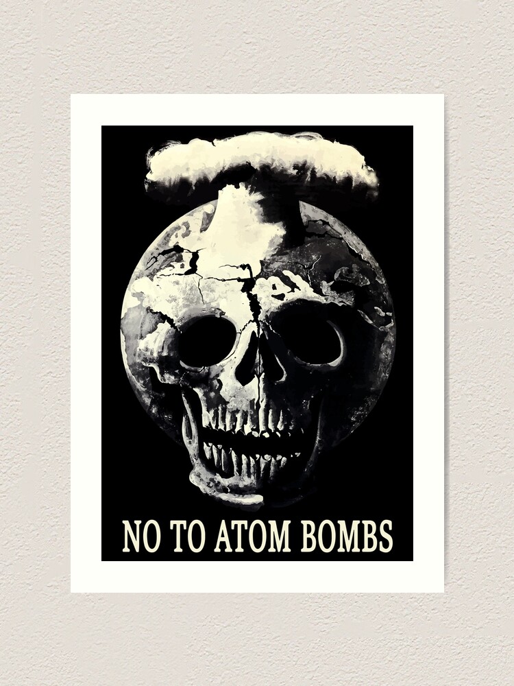"No to Atom Bombs - HD PROPAGANDA Poster" Art Print for Sale by ...
