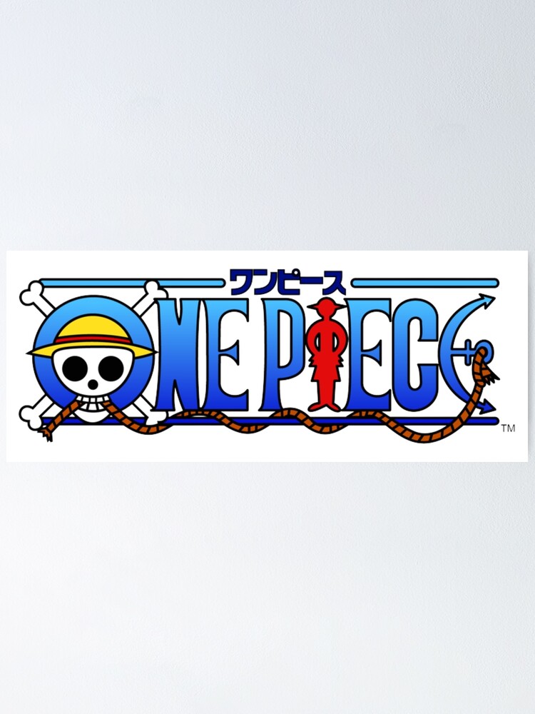 "One Piece straw hat logo" Poster for Sale by Tsukilouki | Redbubble