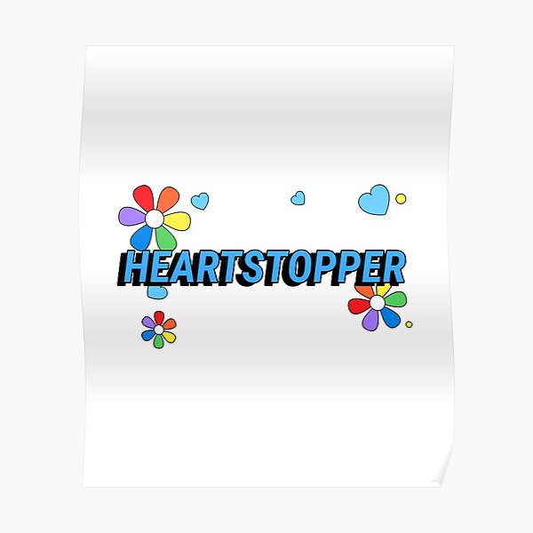 Póster «Logotipo de Heartstopper con flores» de storebythom | Redbubble