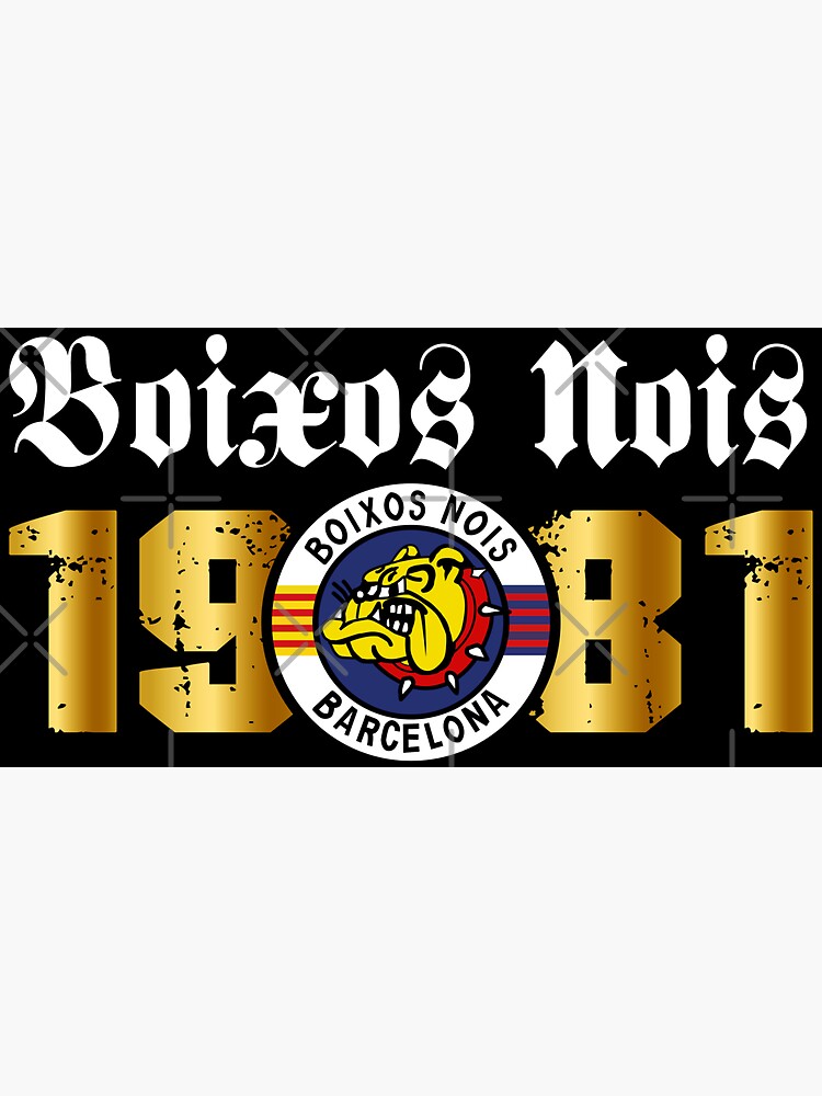"boixos nois 1981 -ULTRAS- BARCELONA" Sticker by ULTRASart | Redbubble