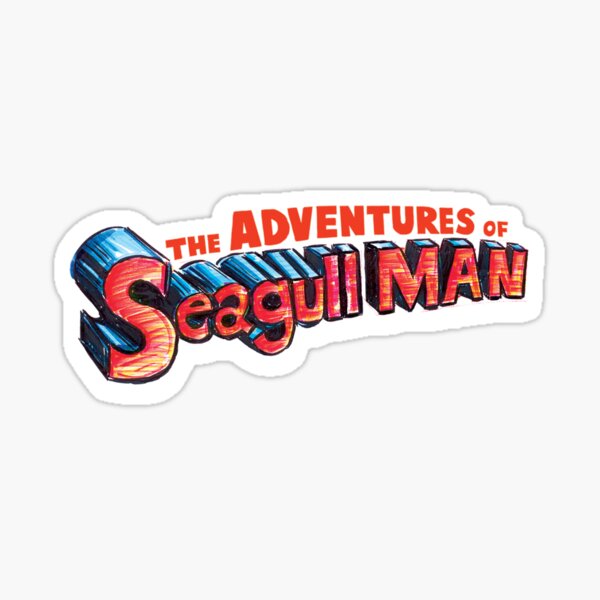 "SEAGULL MAN - Logo 2" Sticker by SeagullManShop | Redbubble