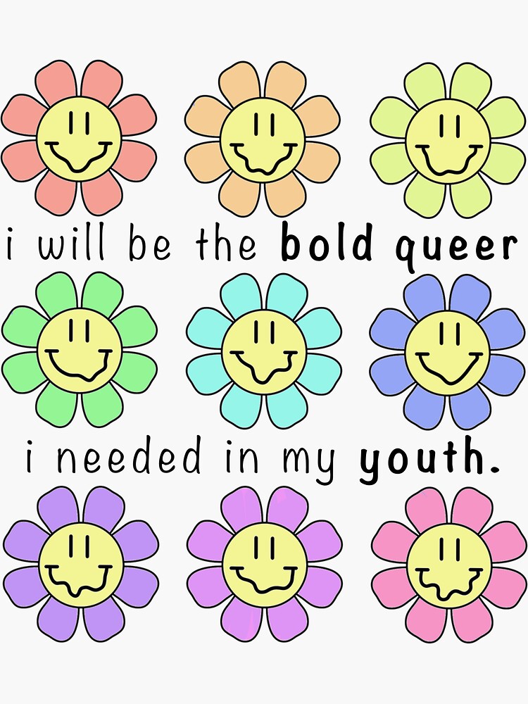 "Bold Flower" Sticker by Kristys-Chaos | Redbubble