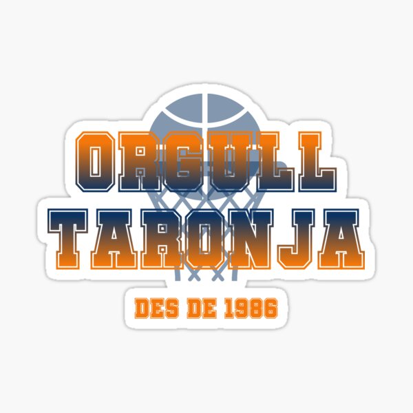 "Valencia Basket Orgull Taronja Orange" Sticker by Fanaticos | Redbubble