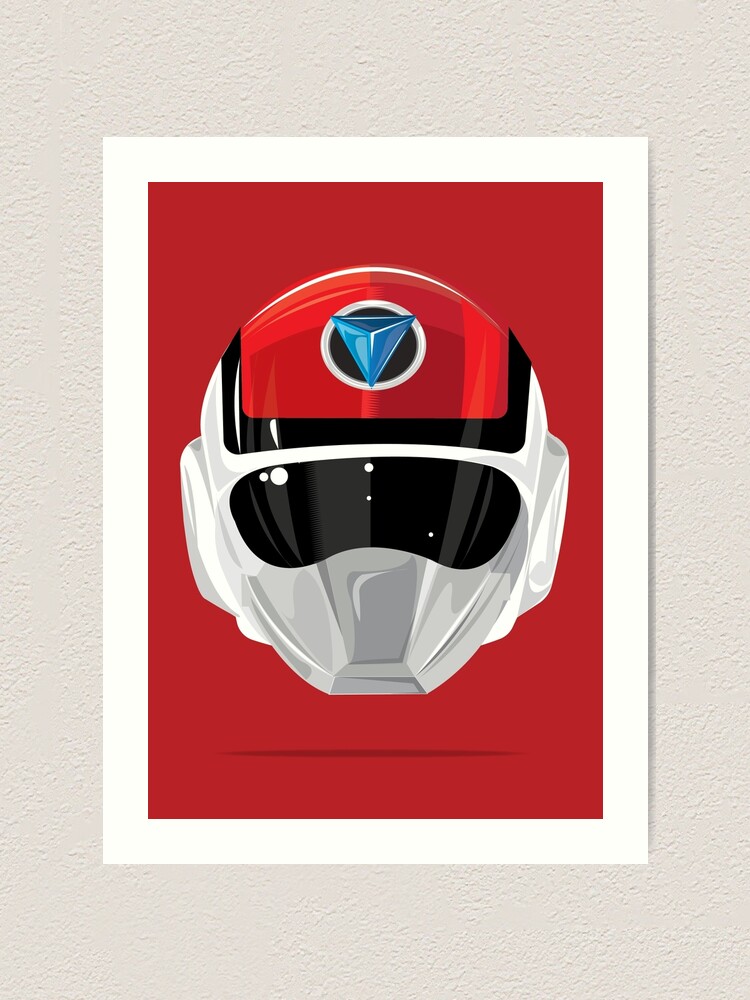 "Red Flash Hero Helmet" Art Print for Sale by demetriusdesign | Redbubble