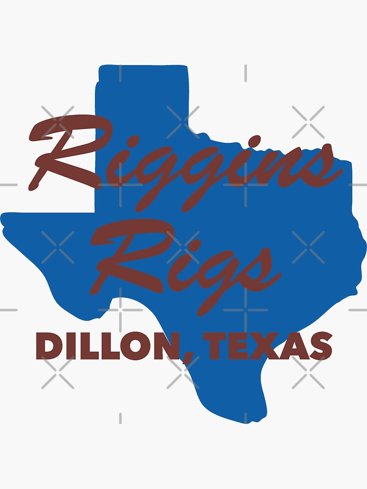 "Riggins Rigs – Friday Night Lights, Dillon" Sticker for Sale by ...