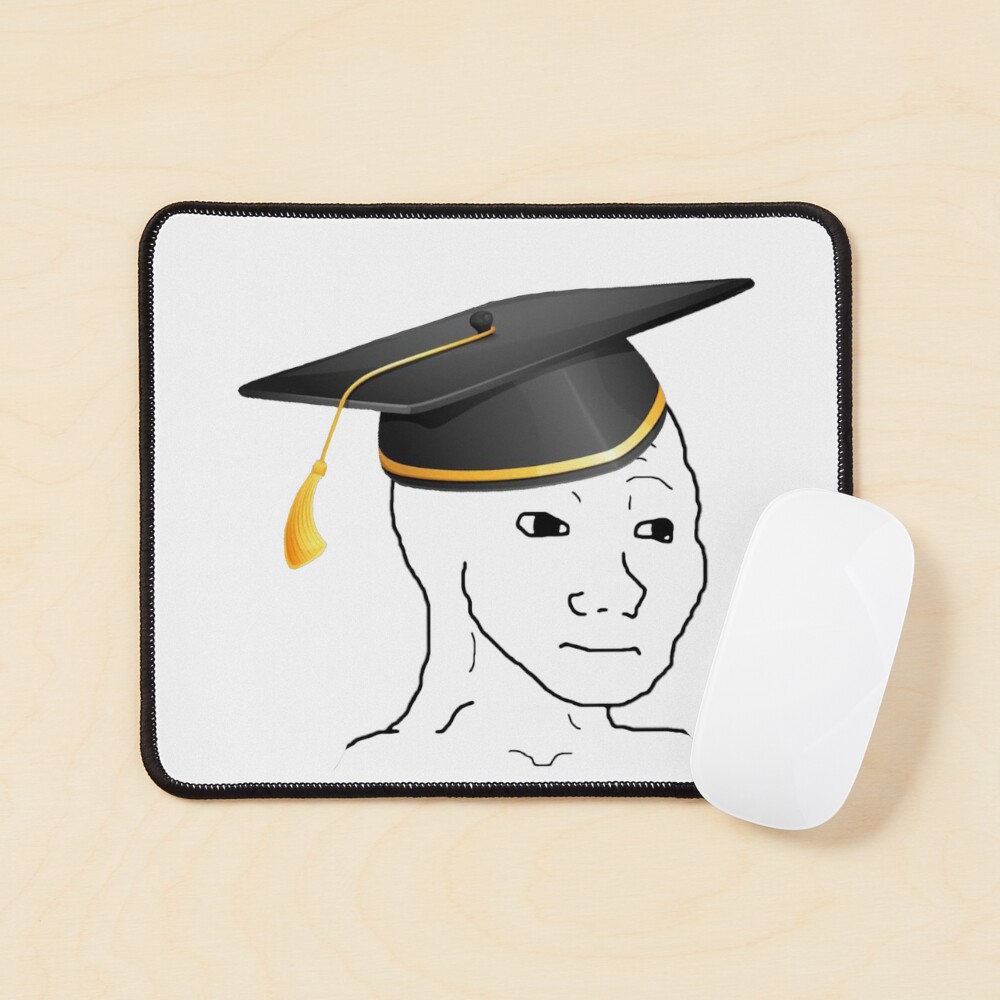 "College Wojak" Poster by marjard | Redbubble