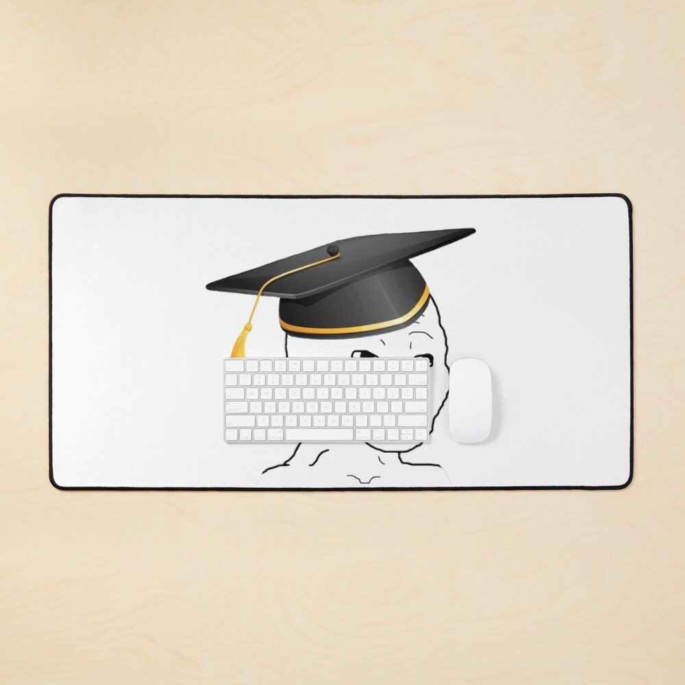 "College Wojak" Poster by marjard | Redbubble