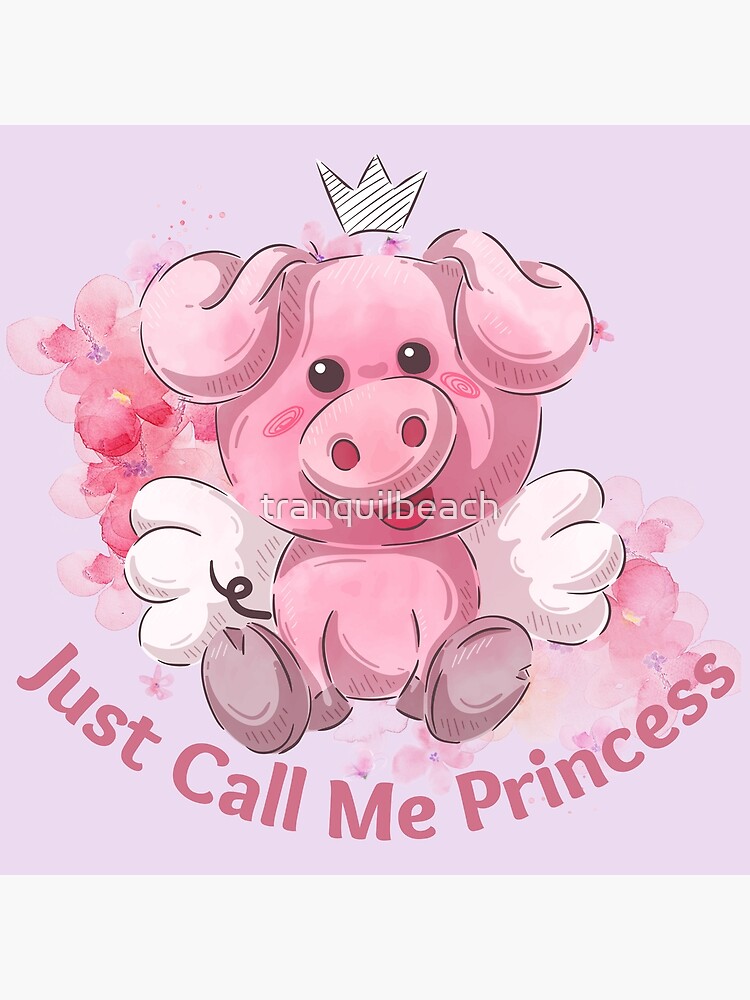 "Pink Pig Princess design for your inner princess or for your kid's ...