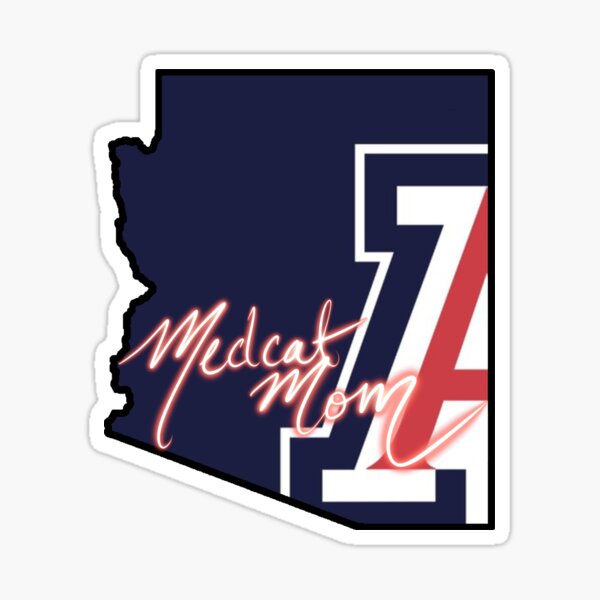 "Medcat Mom AZ" Sticker by PreMDDesigns | Redbubble