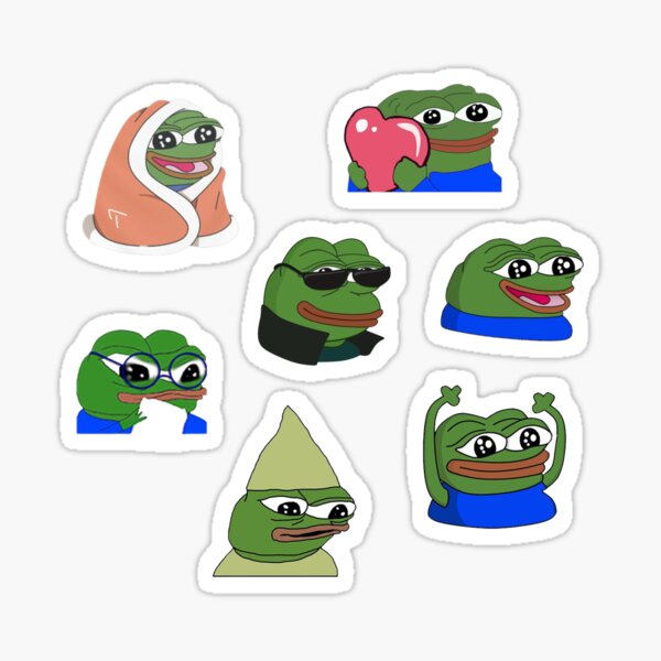 "Peepo Variety Pack" Sticker for Sale by MadiMakes | Redbubble