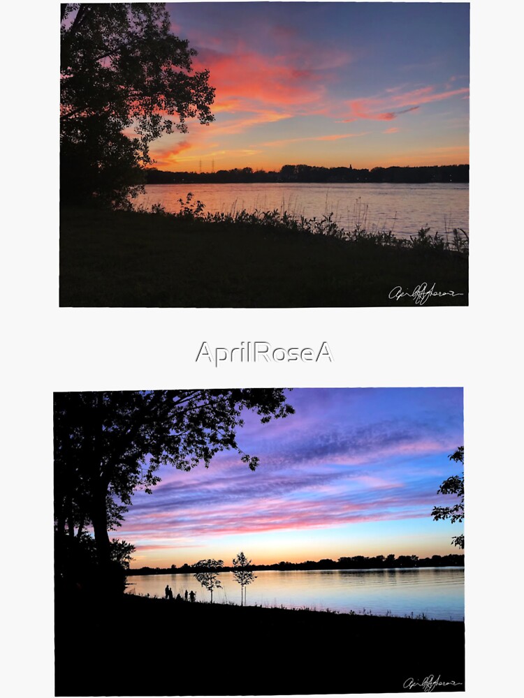 "Sunset Sticker Pack" Sticker for Sale by AprilRoseA | Redbubble