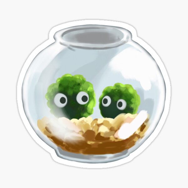 "marimo jar" Sticker for Sale by cindylatte | Redbubble