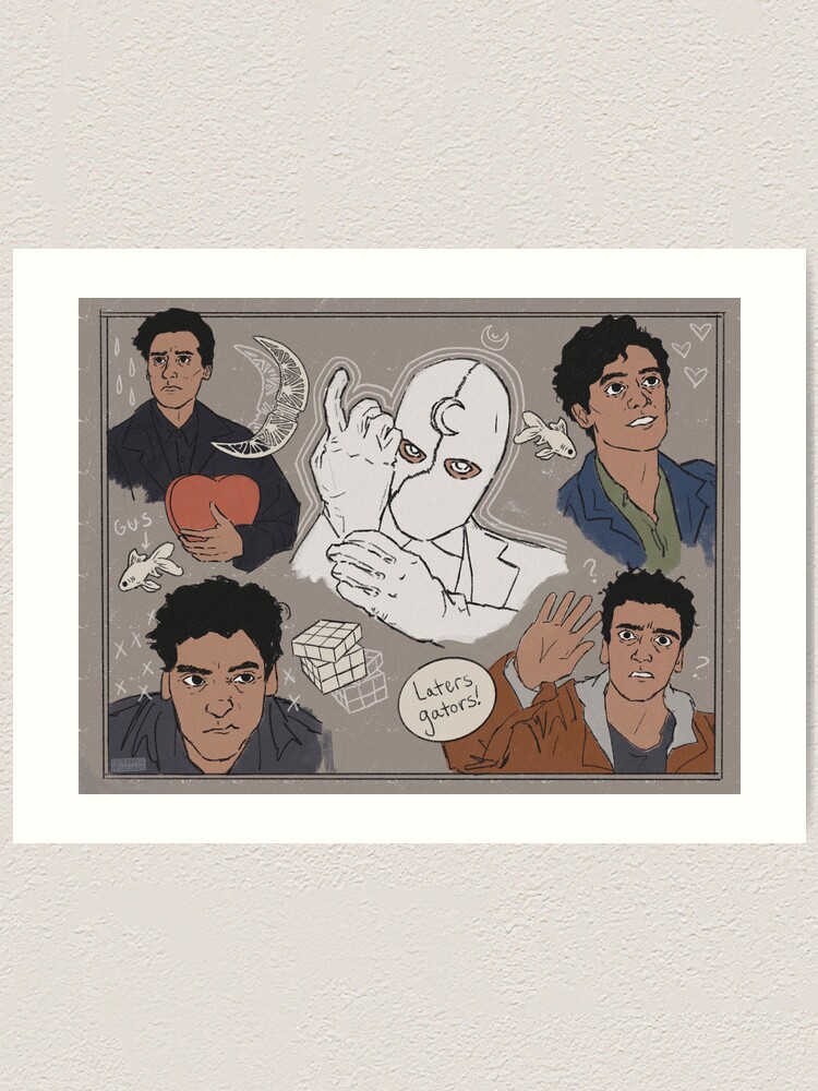 "Steven With A "V" (Moon Knight, Steven Grant Prints and Stickers)" Art ...