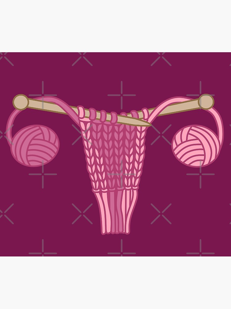 "Knit Uterus" Poster by nklange240 | Redbubble