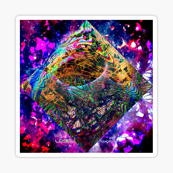 "Kef Kenopsia" Sticker by Ludicartist | Redbubble