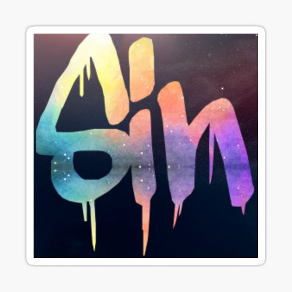"Sin " Sticker by killerbyyou | Redbubble