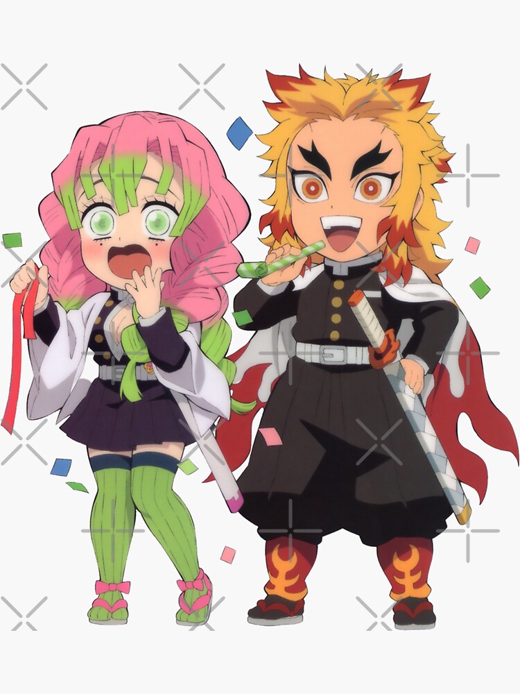 Sticker « Kyojuro Rengoku mitsuri kanroji kimetsu no yaiba », par ...