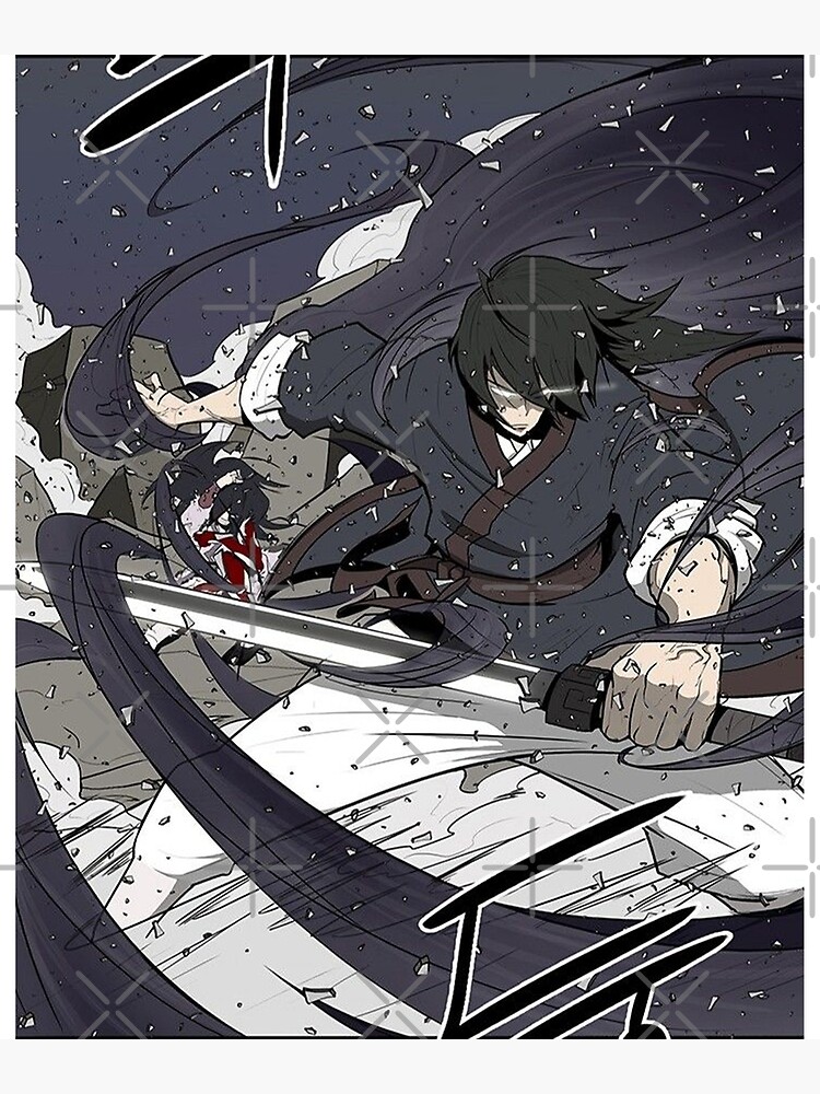 Lámina metálica « Manhwa de La Leyenda de la Espada del Norte» de x-na ...