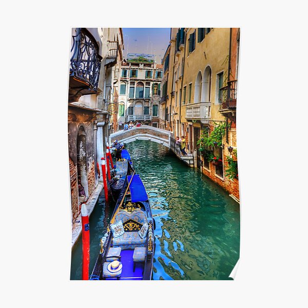 "Venice Canal" Poster for Sale by tomg | Redbubble