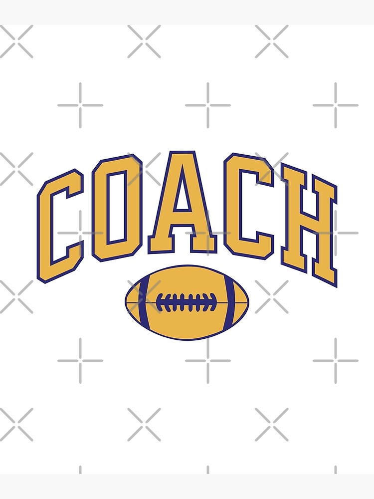 "American Football Coach" Poster for Sale by brynscully | Redbubble