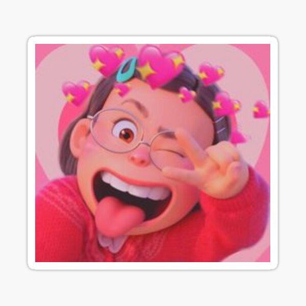 "MEI-MEI TURNING RED" Sticker by TeddyGrahams | Redbubble