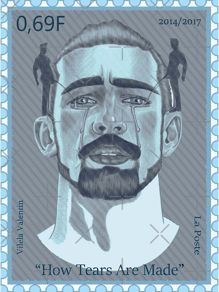 "How Tears are Made Stamp" Canvas Print by vilelavalentin | Redbubble