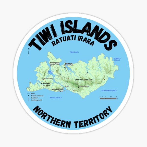 "Tiwi Islands" Sticker by BaronPhil | Redbubble
