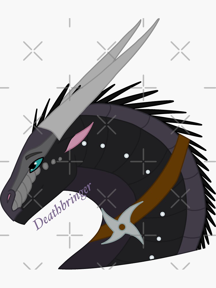 "Deathbringer " Sticker by EchoSkyArt | Redbubble