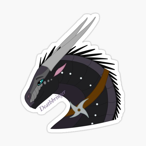 "Deathbringer " Sticker by EchoSkyArt | Redbubble