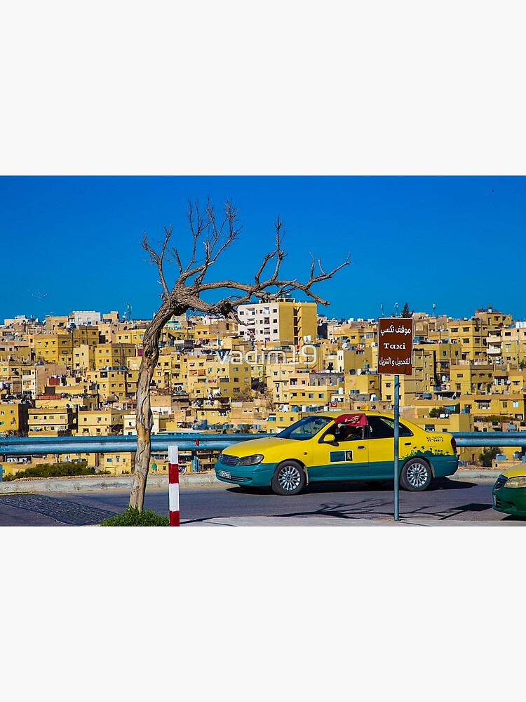 "Jordan. Amman. Taxi Stand." Poster for Sale by vadim19 | Redbubble