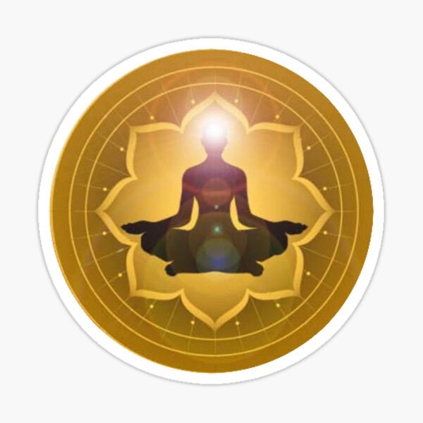 "Mindfulness" Sticker by PabloVitruvian | Redbubble