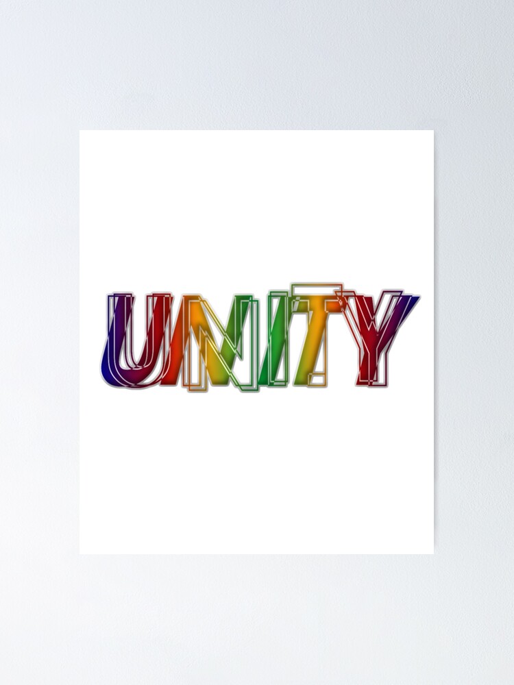 "Unity " Poster for Sale by JosephRichards | Redbubble