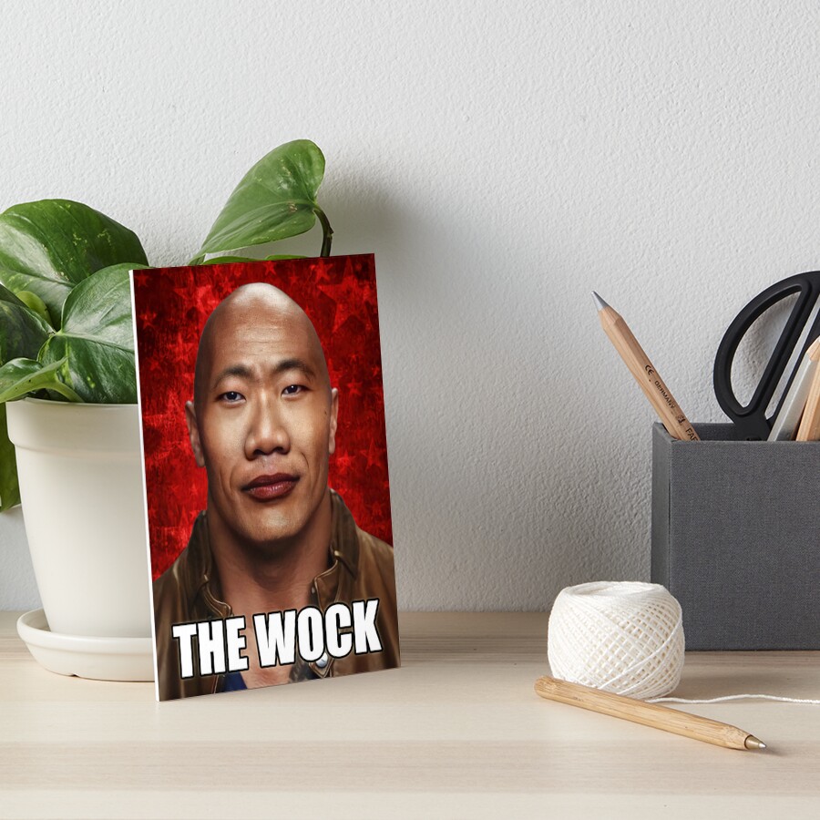 "HQ The Wock Meme ( Asian Dwayne the Wok Johnson / John Xina social ...