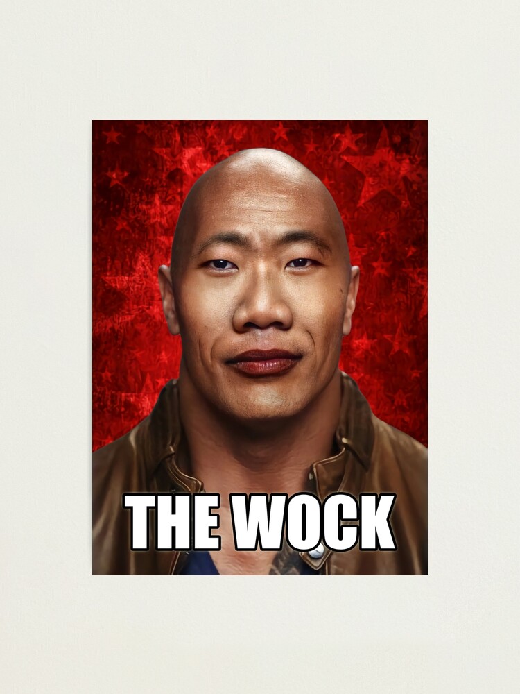 "HQ The Wock Meme ( Asian Dwayne the Wok Johnson / John Xina social ...