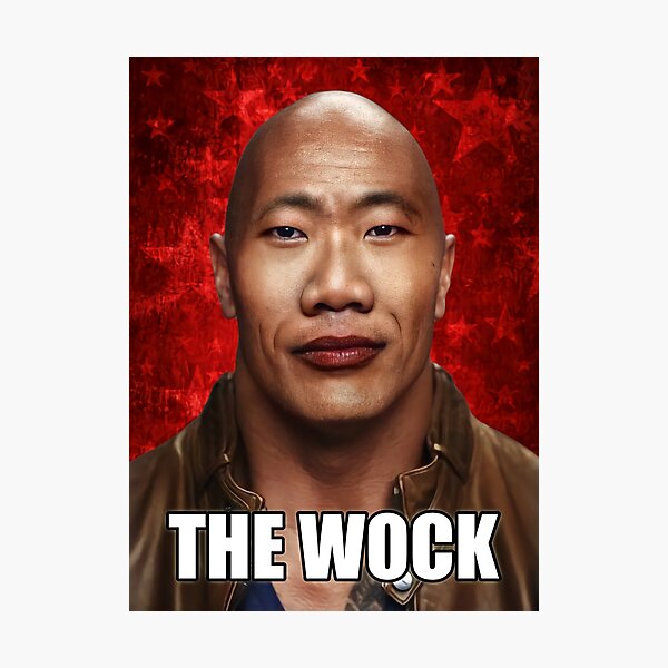 "HQ The Wock Meme ( Asian Dwayne the Wok Johnson / John Xina social ...