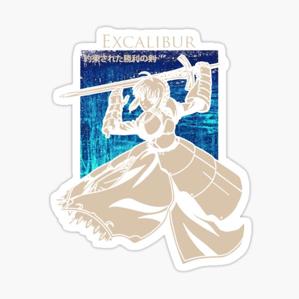 "Saber Excalibur " Sticker for Sale by GiftGiftShopTs | Redbubble