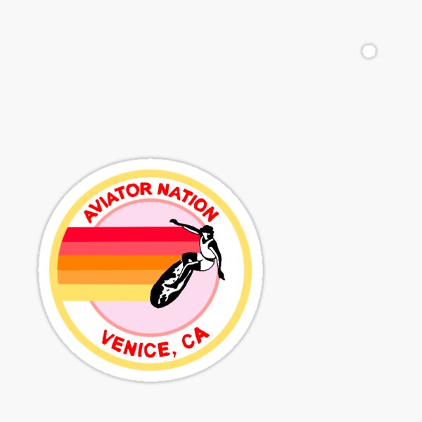 "Aviator Nation logo" Sticker for Sale by Kaedesgins | Redbubble
