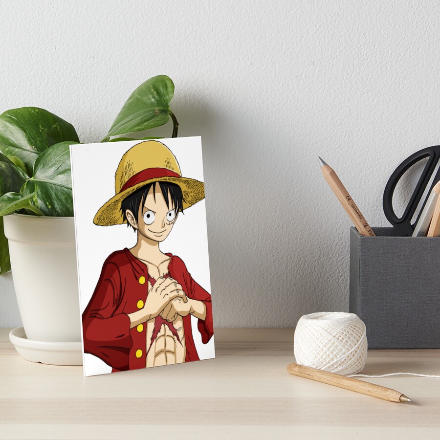 "monkey the Luffy " Art Board Print by Mariosketch | Redbubble